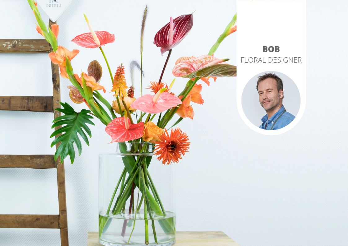 5 inspiring ideas for a colourful Anthurium bouquet